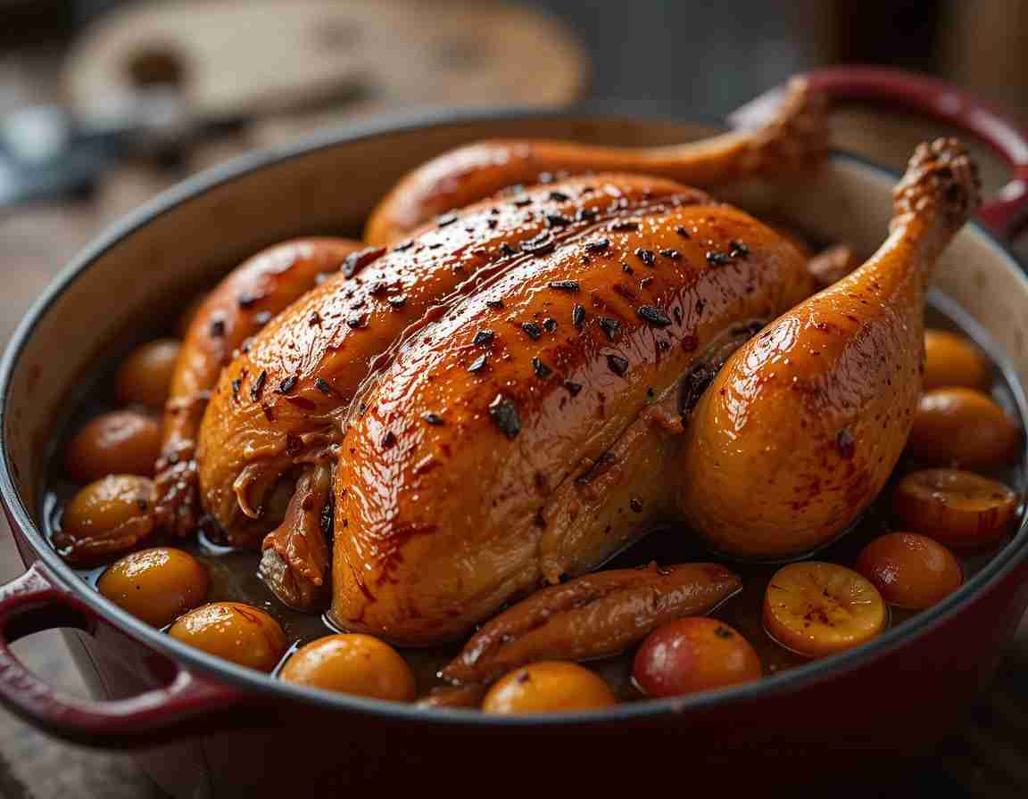 Pintade en Cocotte : Recette Facile et Savoureuse à Tester