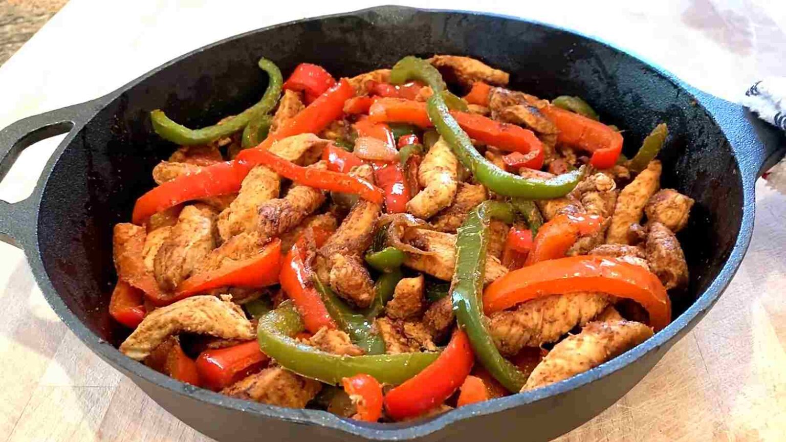 Recette de Fajitas au Poulet saines, faciles